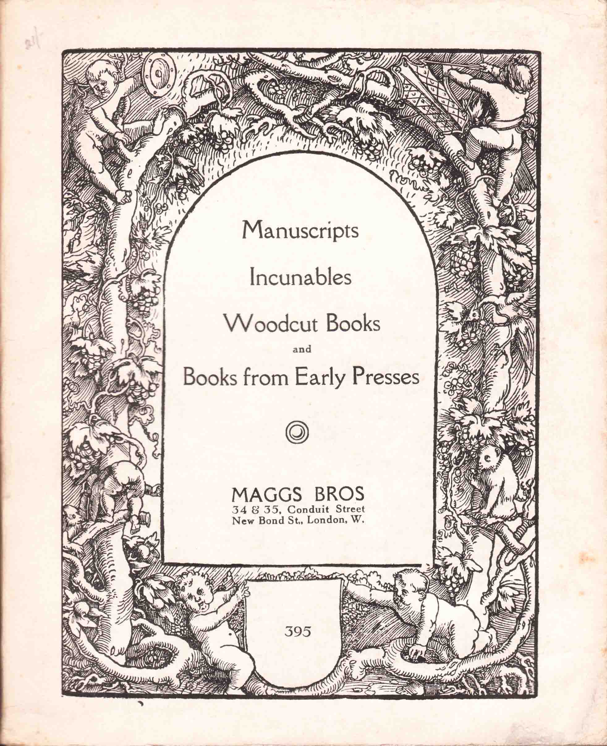 MANUSCRIPTS, INCUNABLES, WOODCUT BOOKS