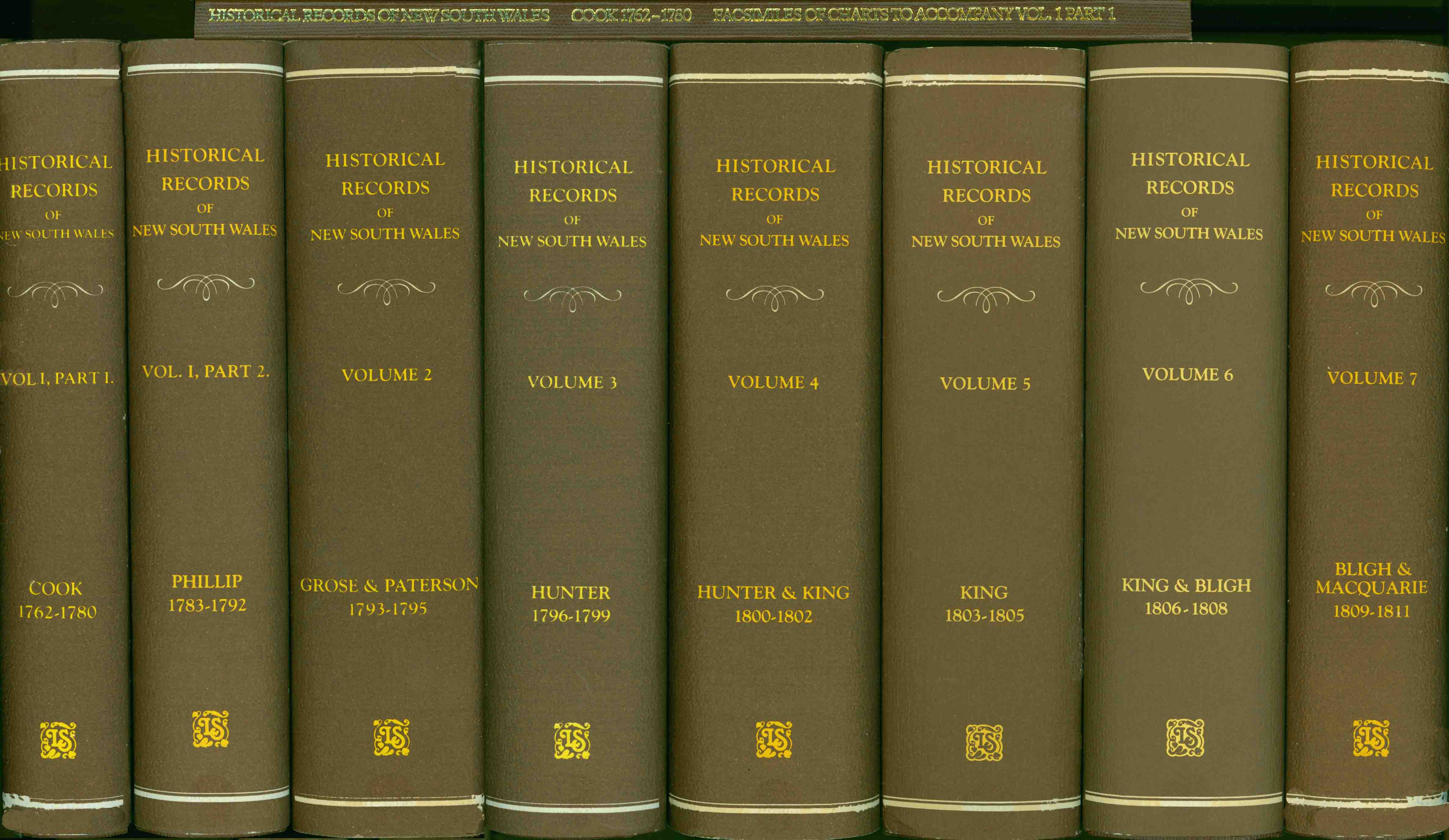 HISTORICAL RECORDS OF NEW SOUTH WALES HISTORICAL RECORDS OF NEW SOUTH WALES