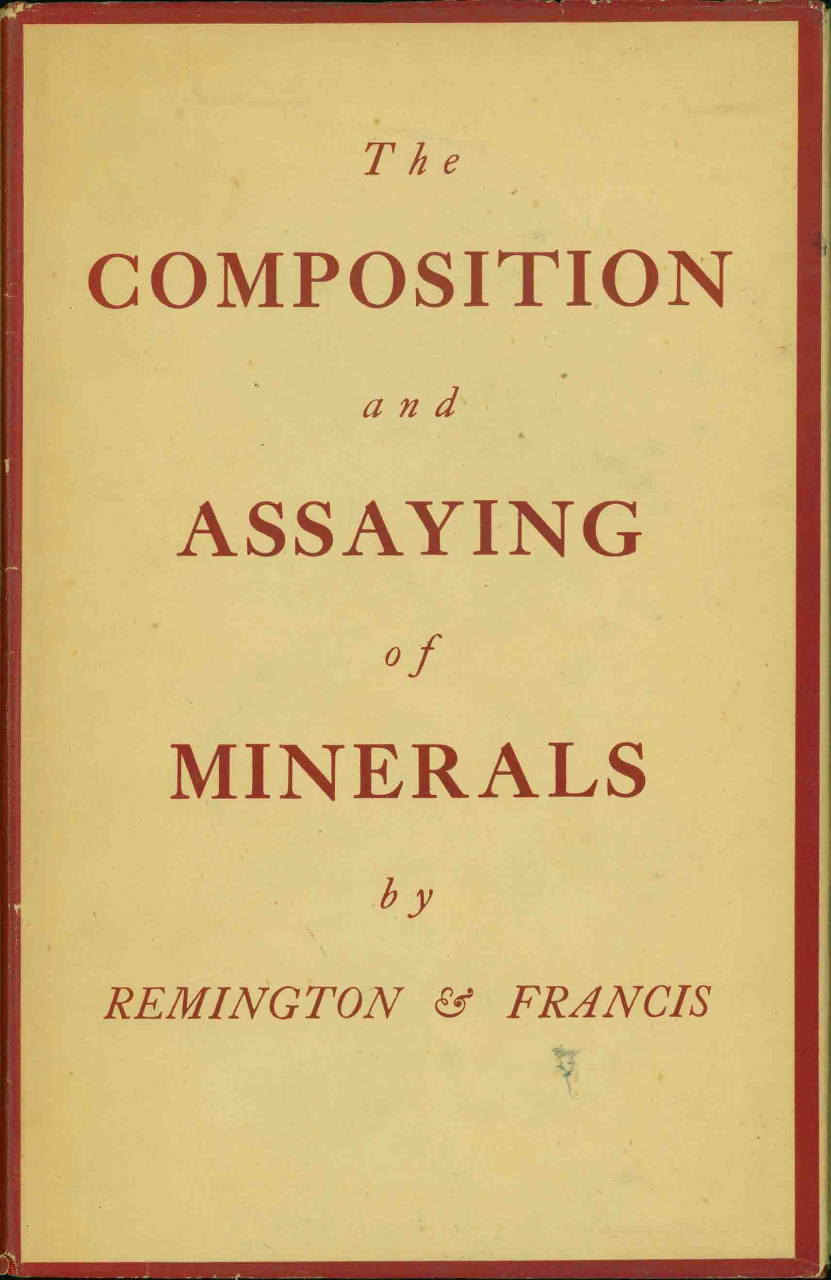 MICROSCOPIC IDENTIFICATION OF MINERALS.