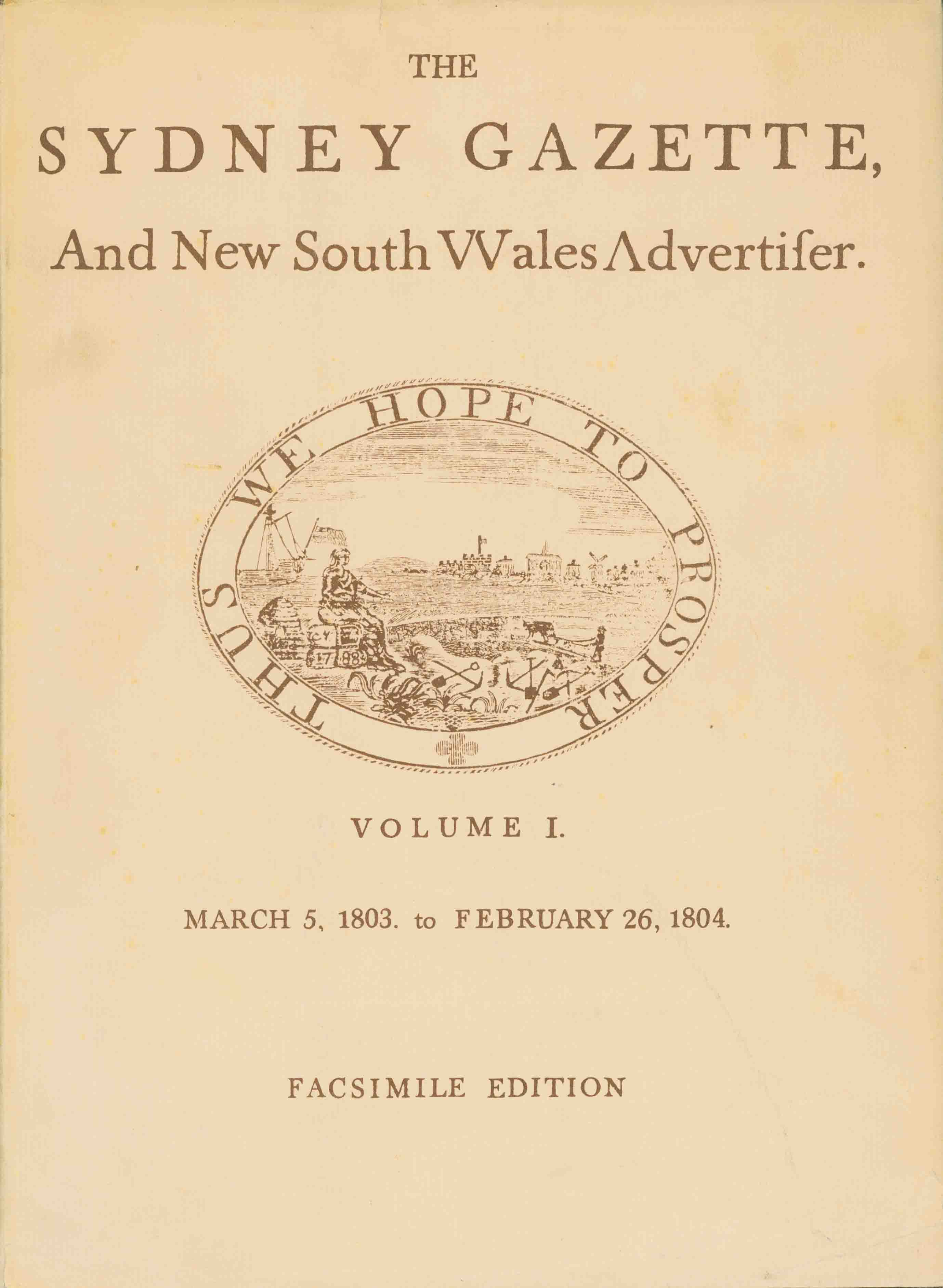 A BRIEF ACCOUNT OF THE COLONY OF PORT-JACKSON,
