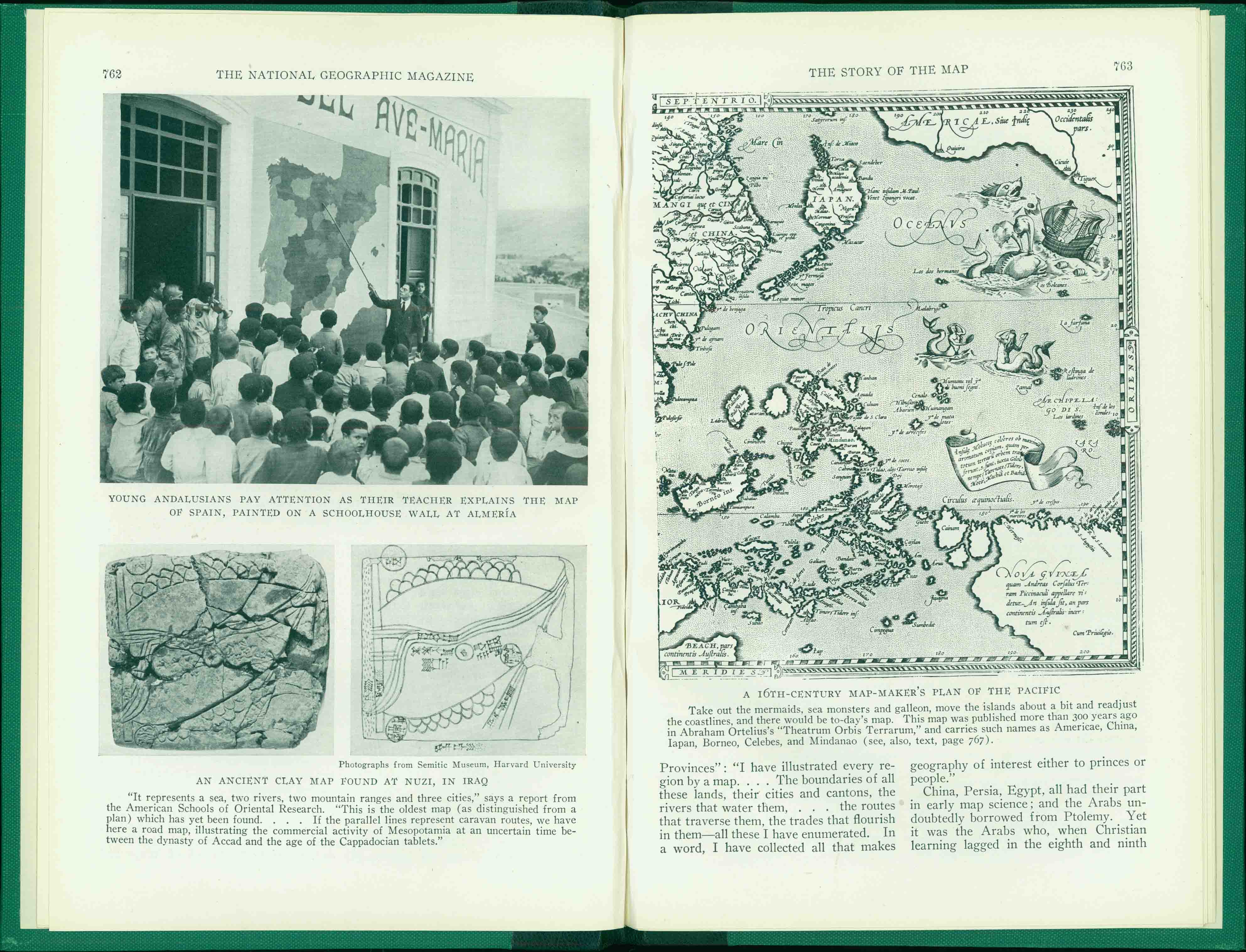 THE STORY OF THE MAP.