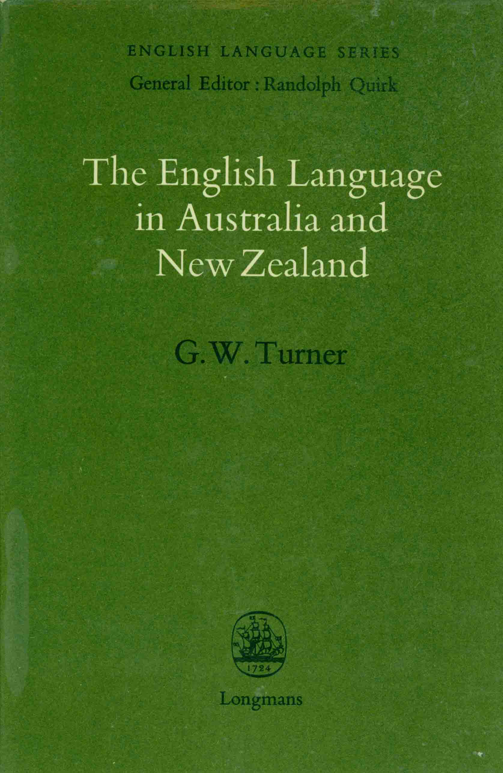 THE ENGLISH LANGUAGE IN AUSTRALIA AND NEW ZEALAND.