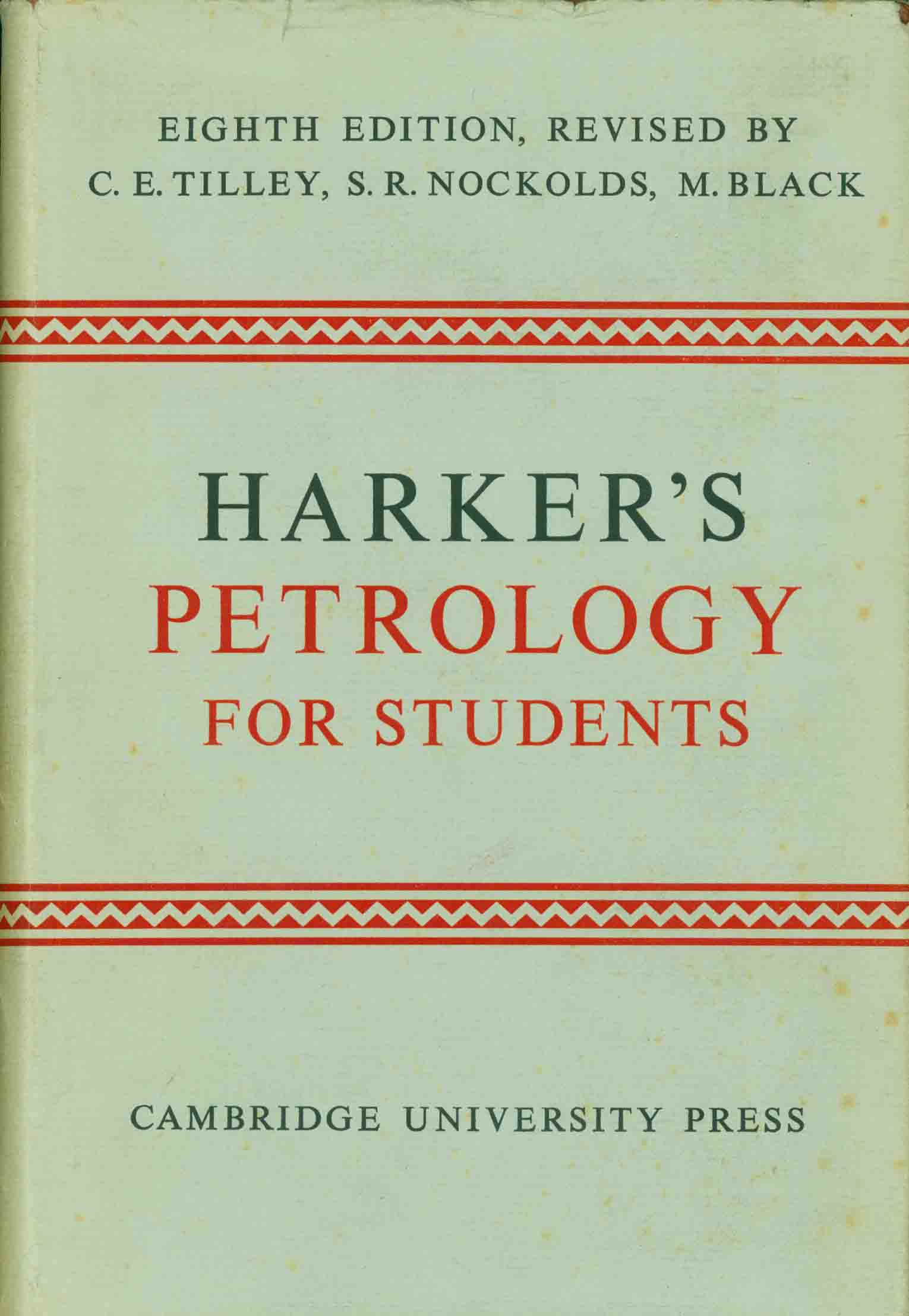 PETROLOGY FOR STUDENTS.