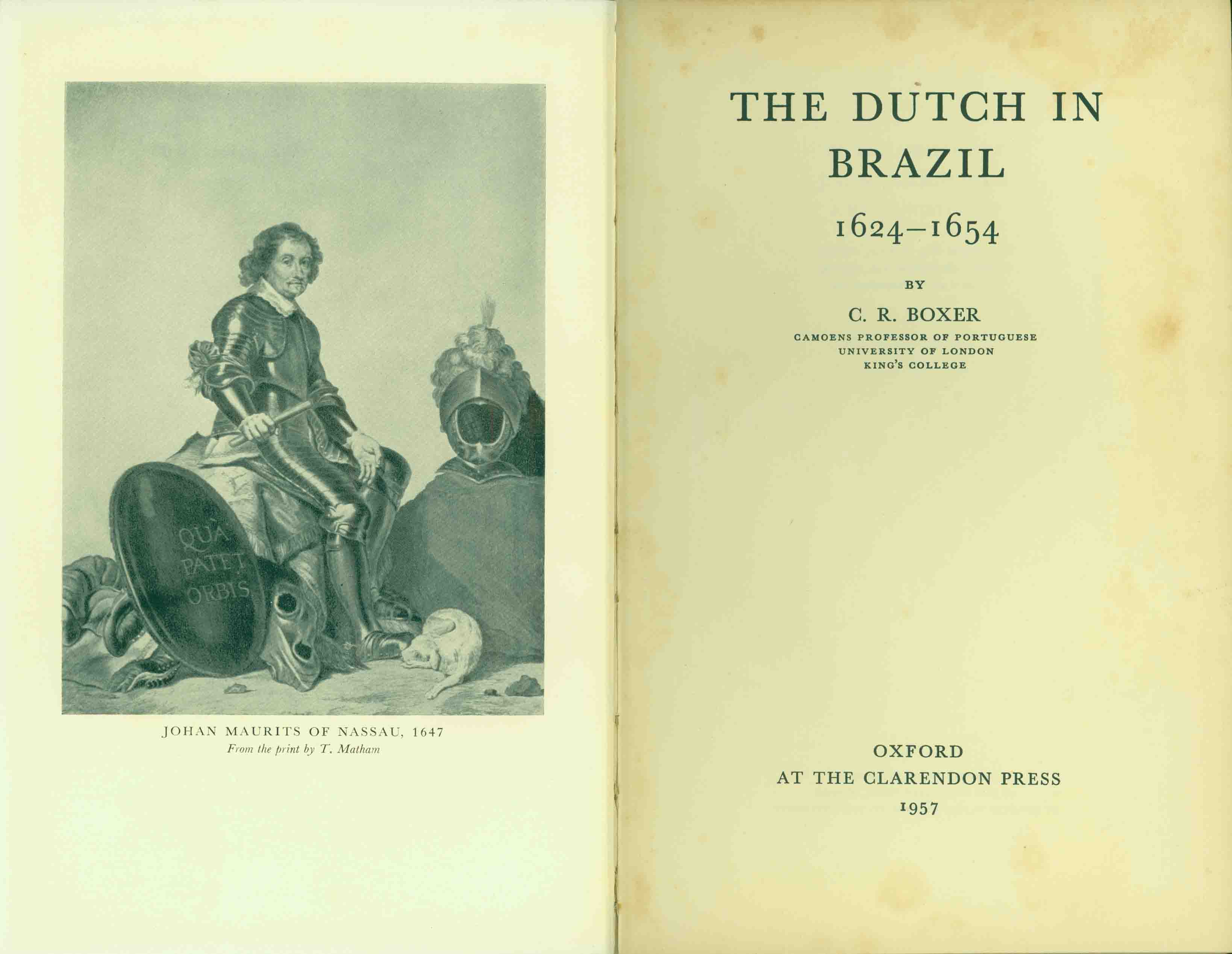 THE DUTCH IN BRAZIL.