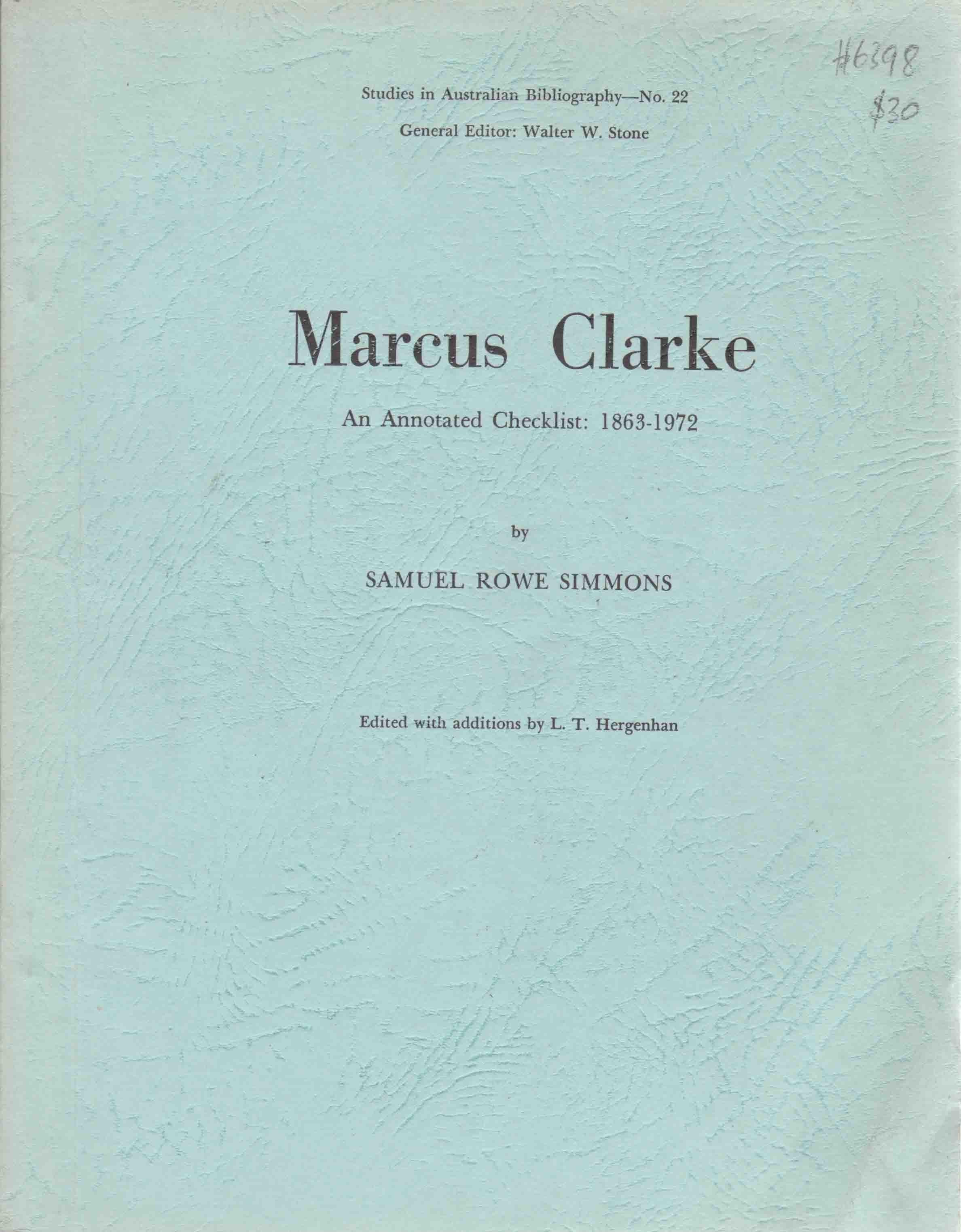 MARCUS CLARKE.