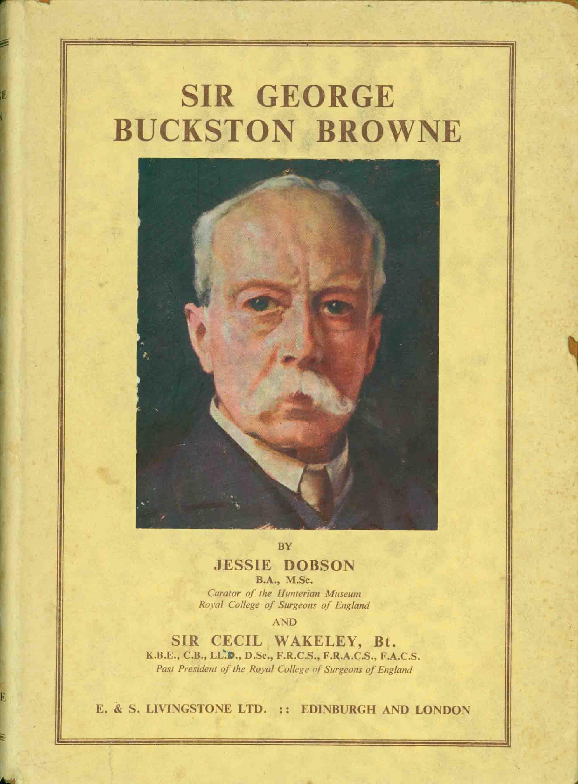 SIR GEORGE BUCKSTON BROWNE.