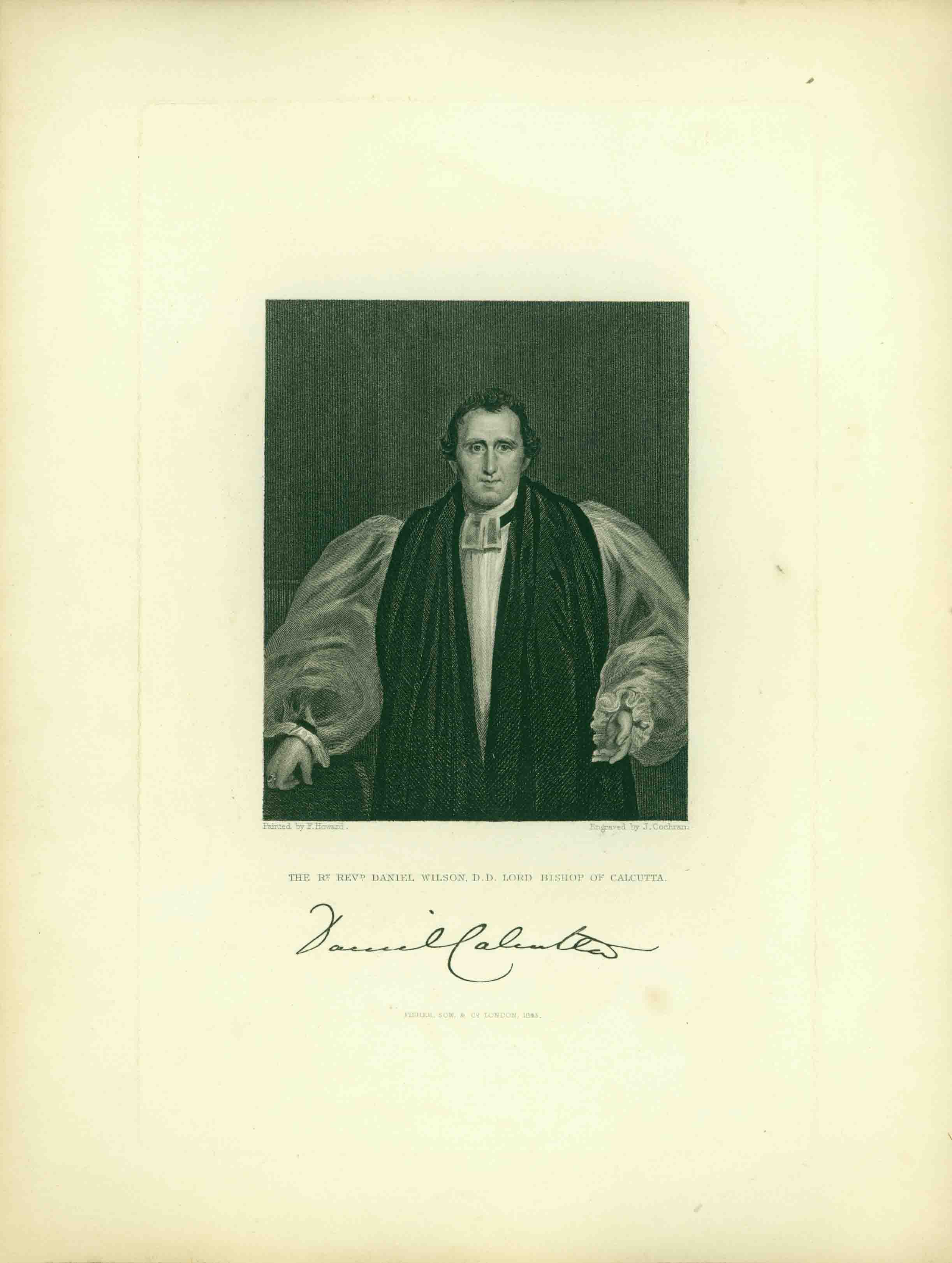 THE RT. REVD. DANIEL WILSON, D.D. LORD BISHOP OF CALCUTTA.