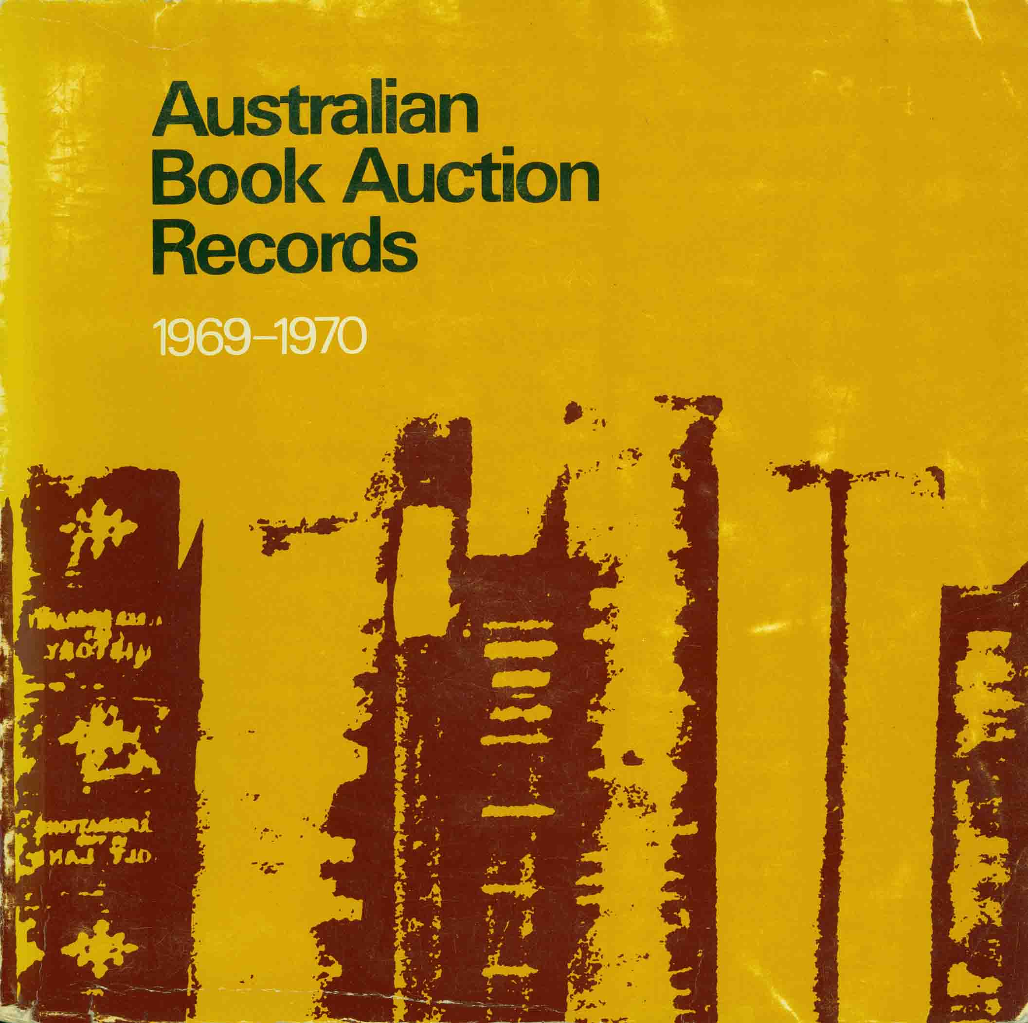 AUSTRALIAN BOOK AUCTION RECORDS: