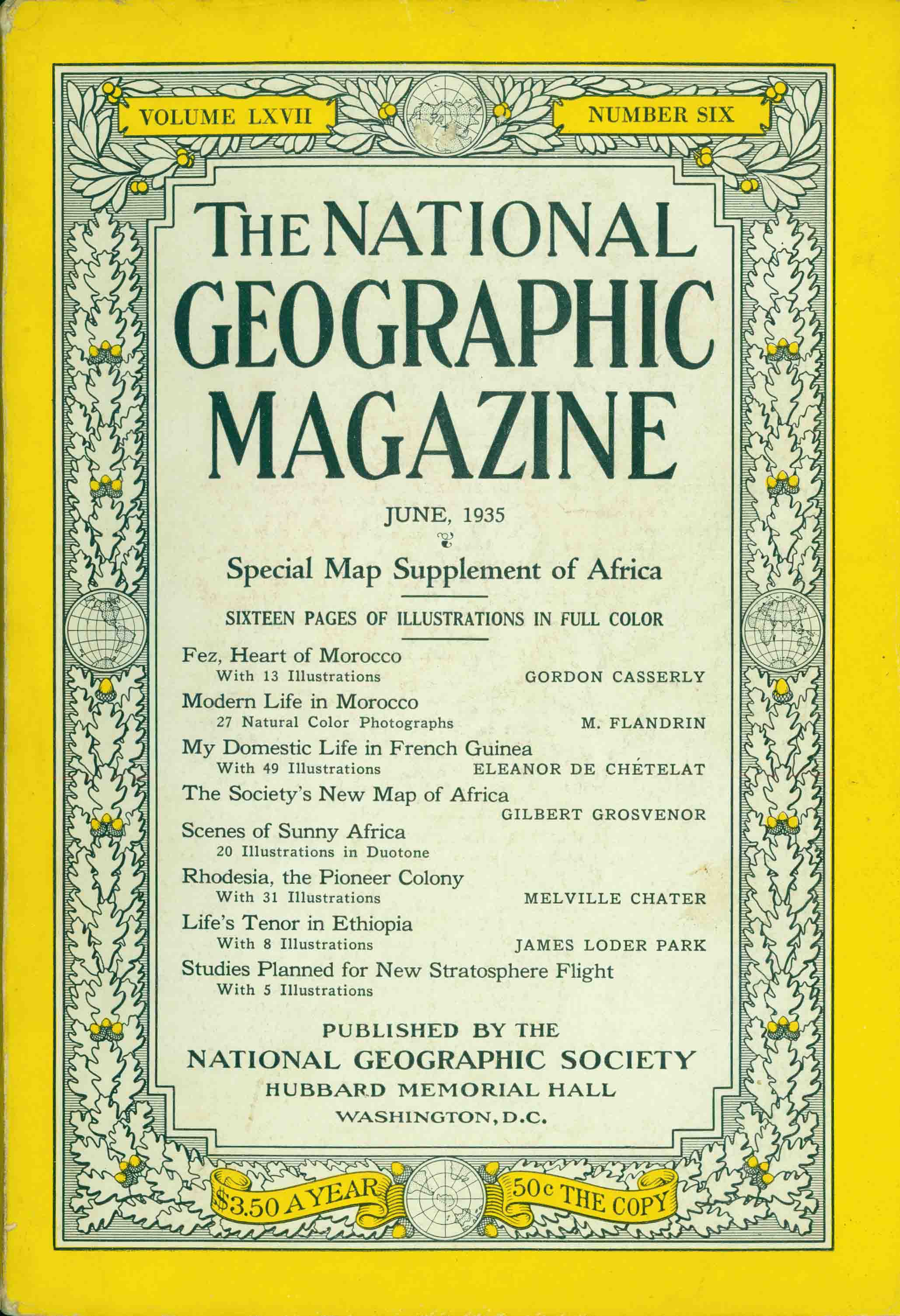 THE NATIONAL GEOGRAPHIC MAGAZINE.