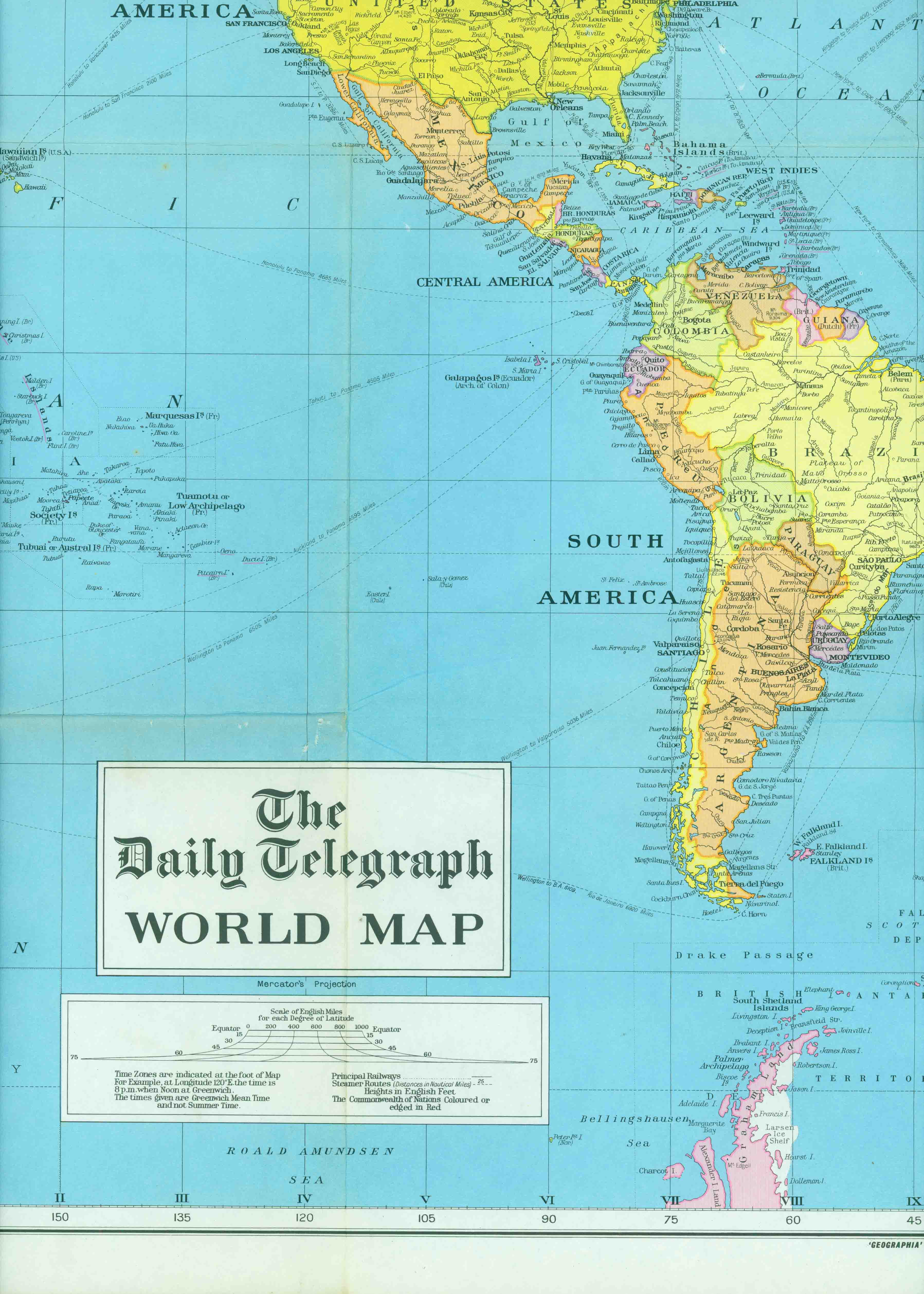 THE DAILY TELEGRAPH MAP OF EUROPE.