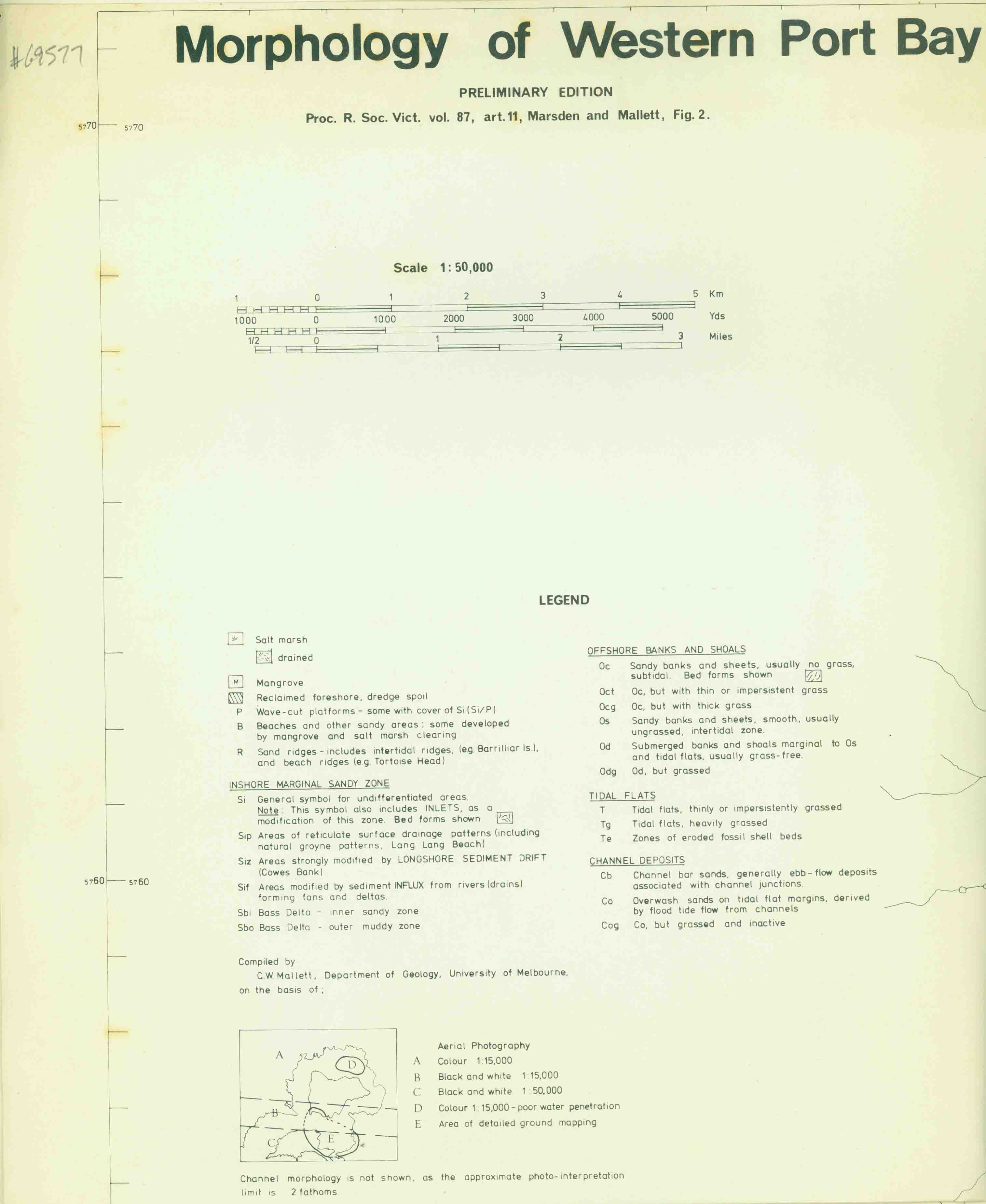 MORPHOLOGY OF WESTERN PORT BAY.