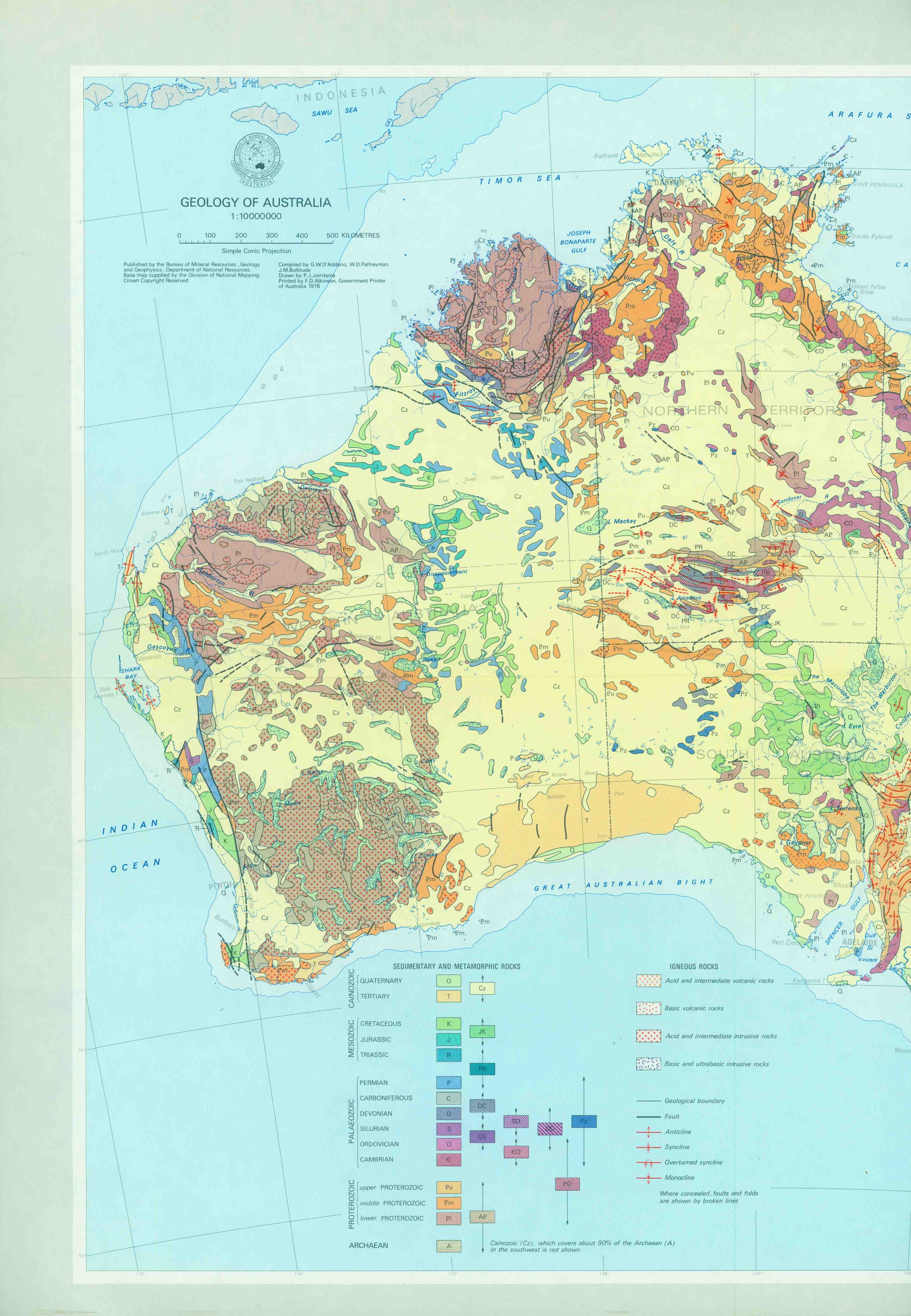 GEOLOGY OF AUSTRALIA.
