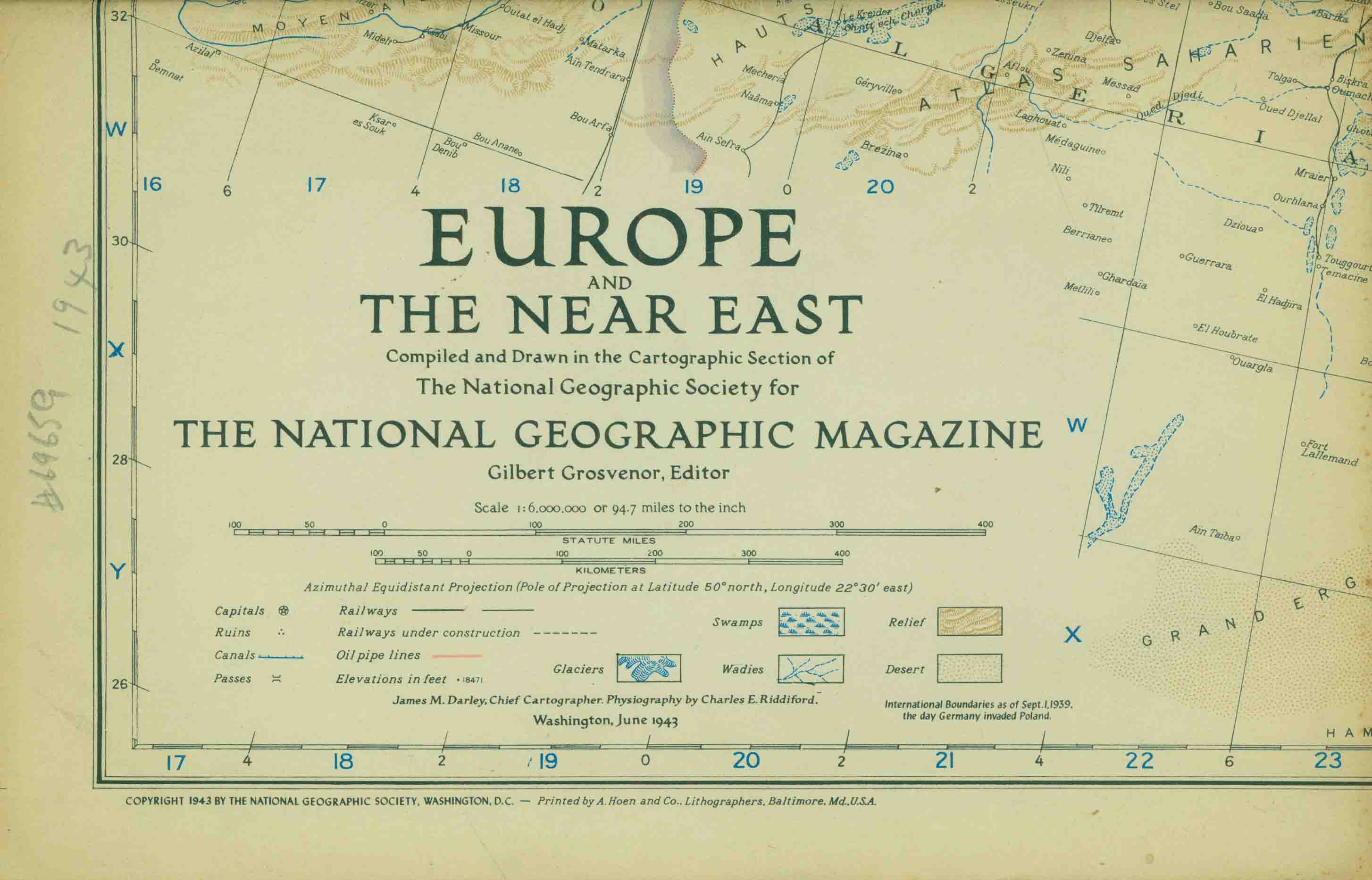 EUROPE AND THE NEAR EAST.