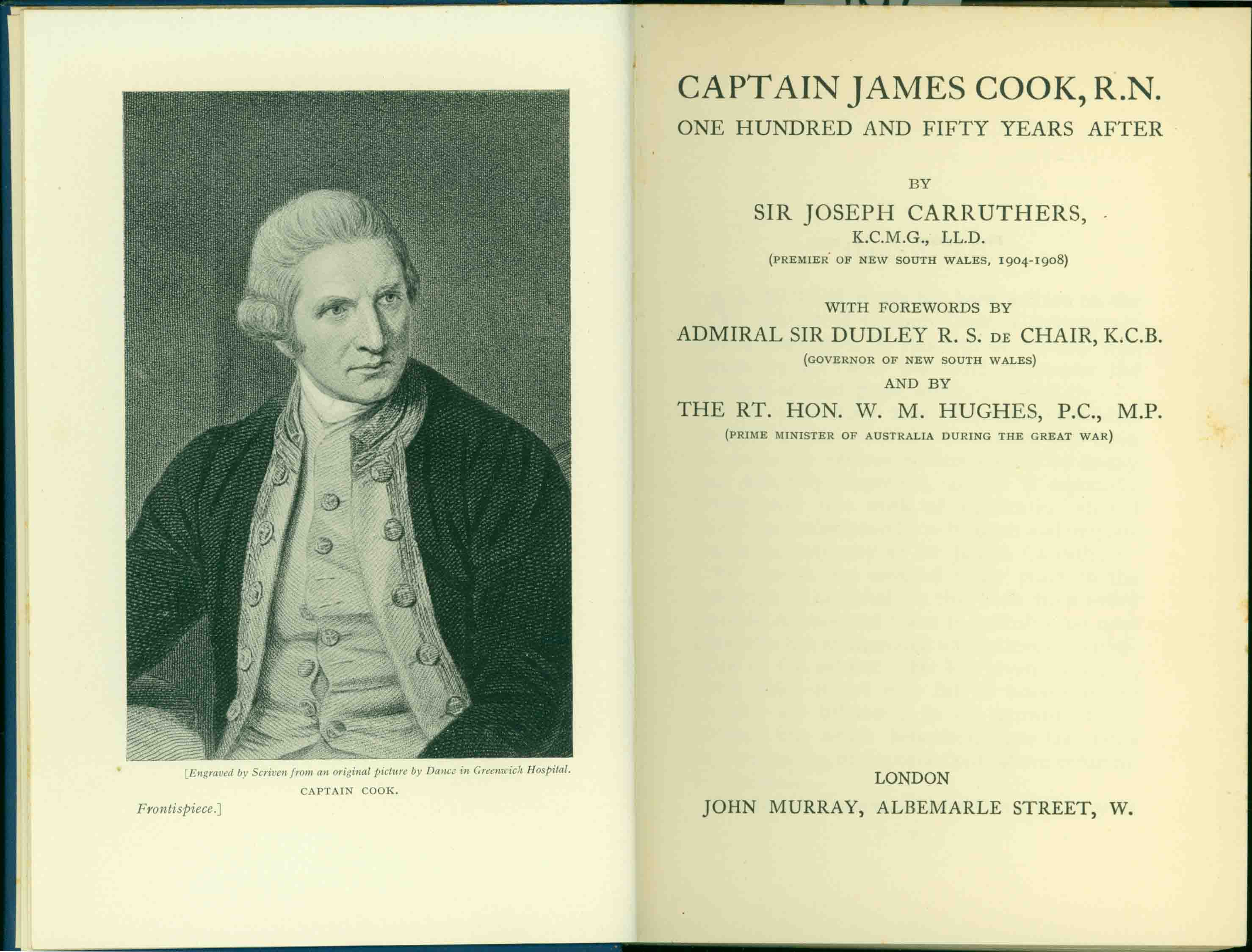 CAPTAIN JAMES COOK.
